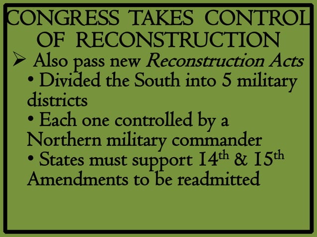 17 2 the fight over reconstruction | PPT