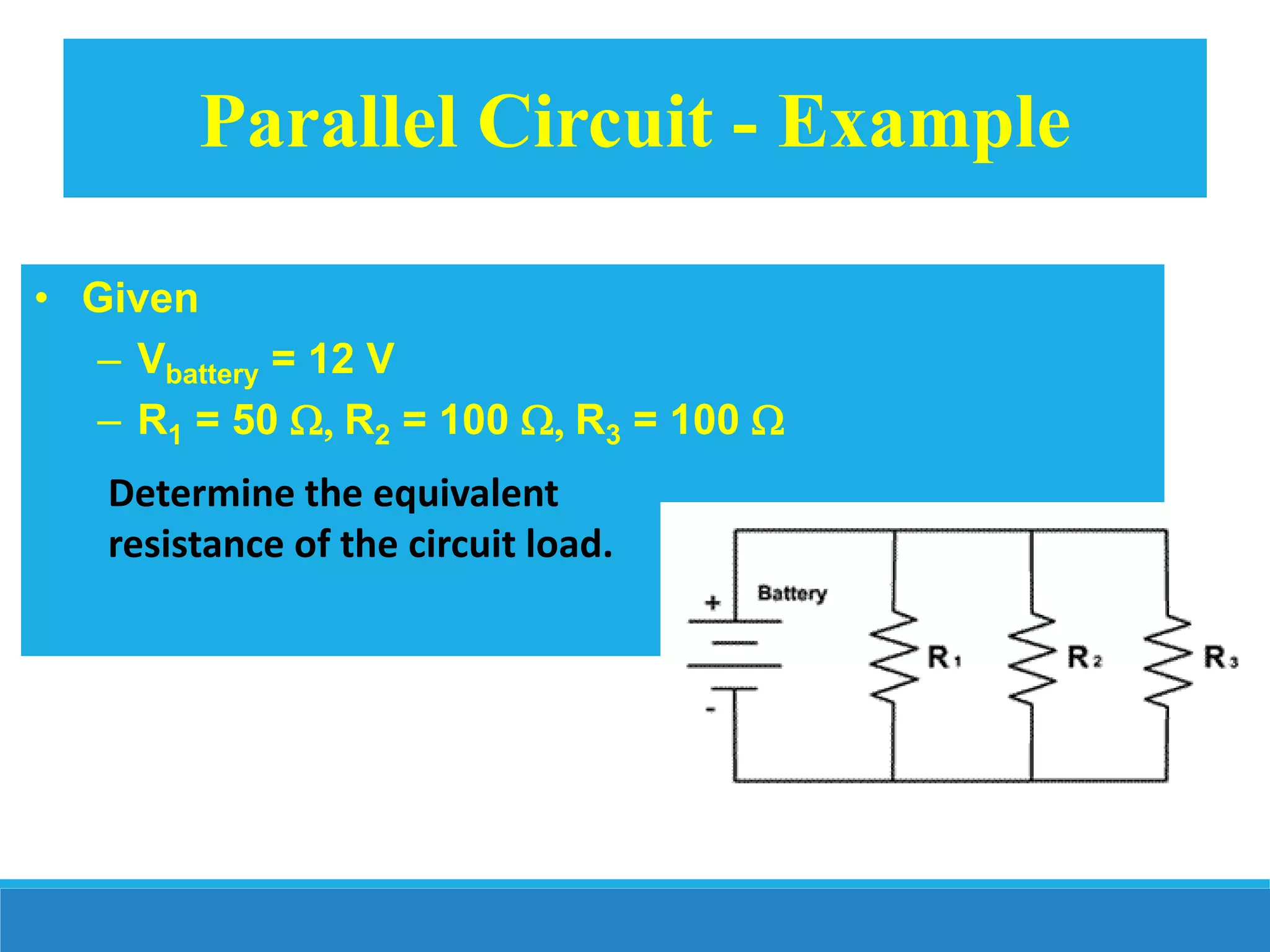 17 3-1 resistors in series and parallel circuits 2020 | PPTX