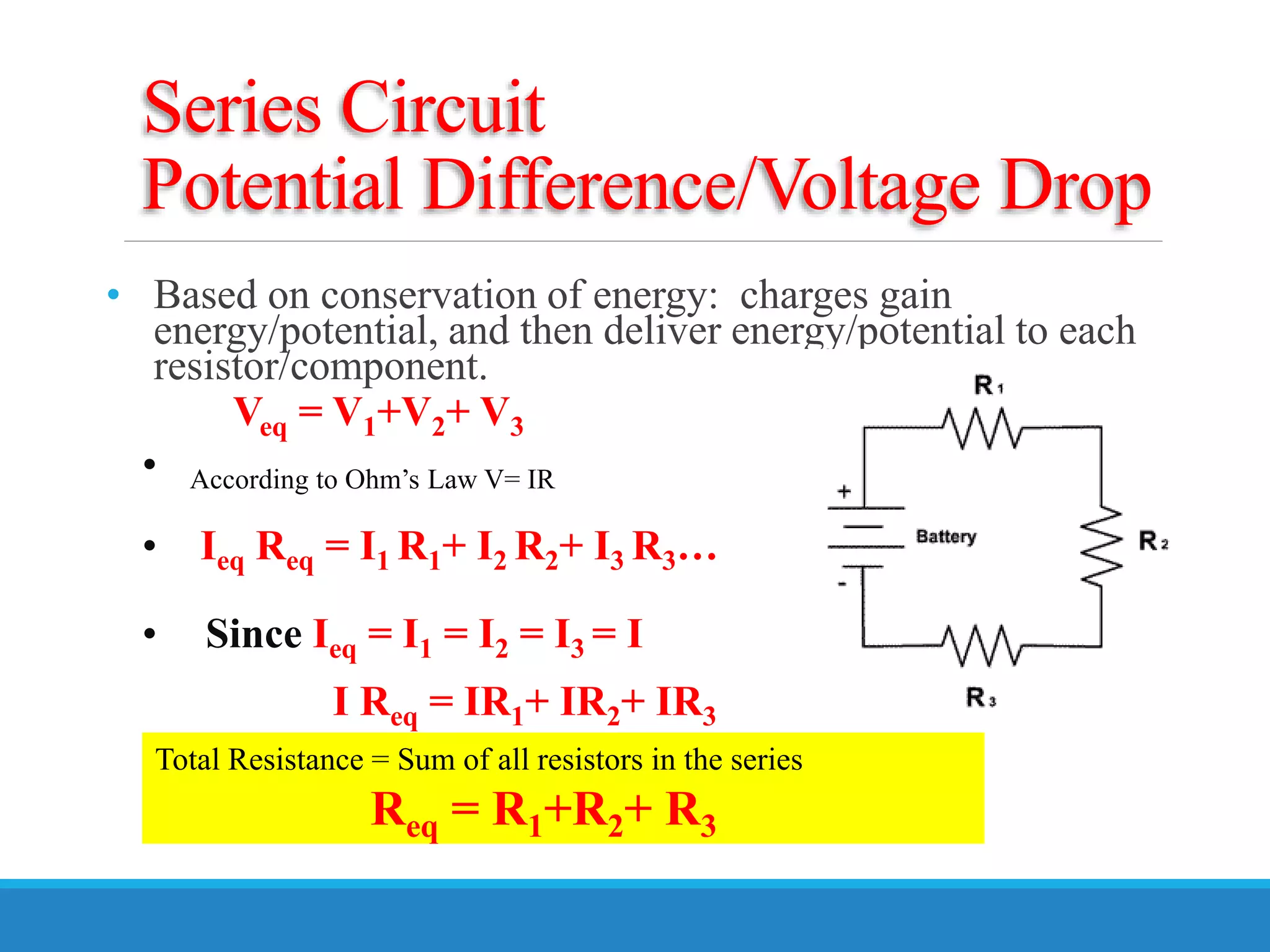 17 3-1 resistors in series and parallel circuits 2020 | PPTX