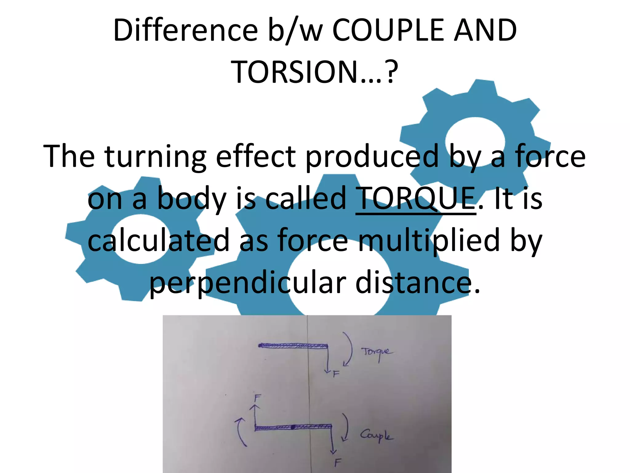 ppt on torsion in shafts and their failures | PPTX
