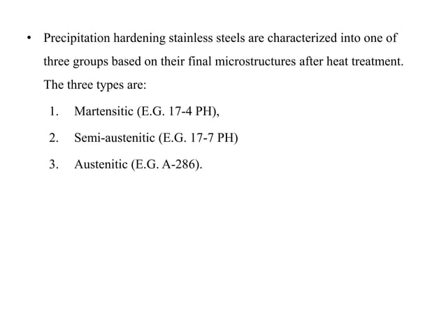 17 4 ph stainless steel | PPTX | Chemistry | Science