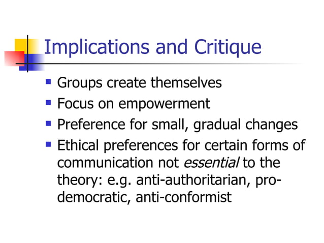 Adaptive Structuration Theory | PPT