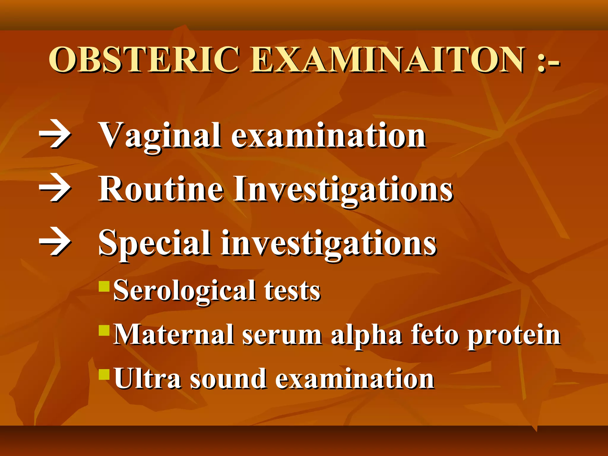 Basic Antenatal Care | PPT