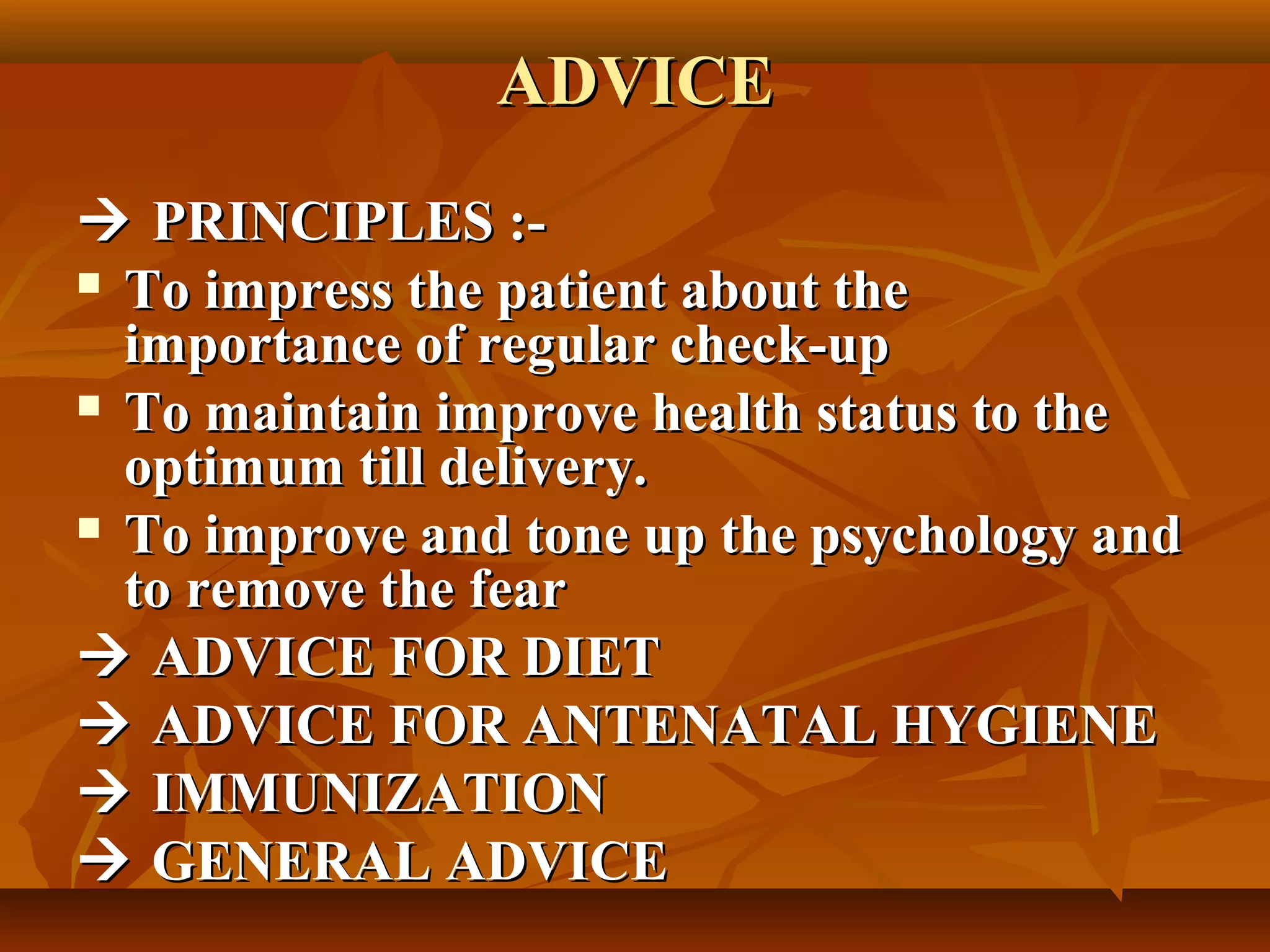 Basic Antenatal Care | PPT
