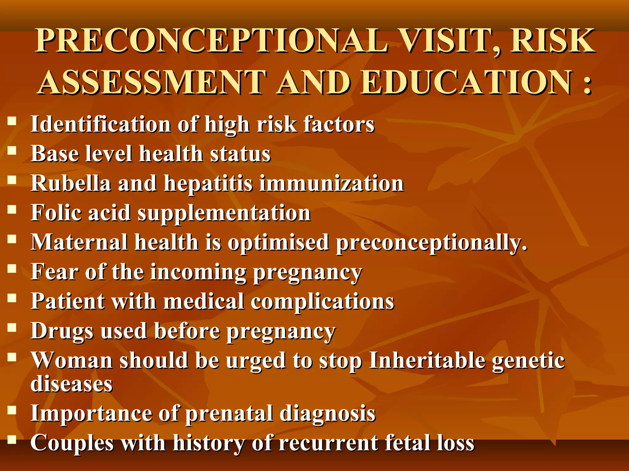 Basic Antenatal Care | PPT