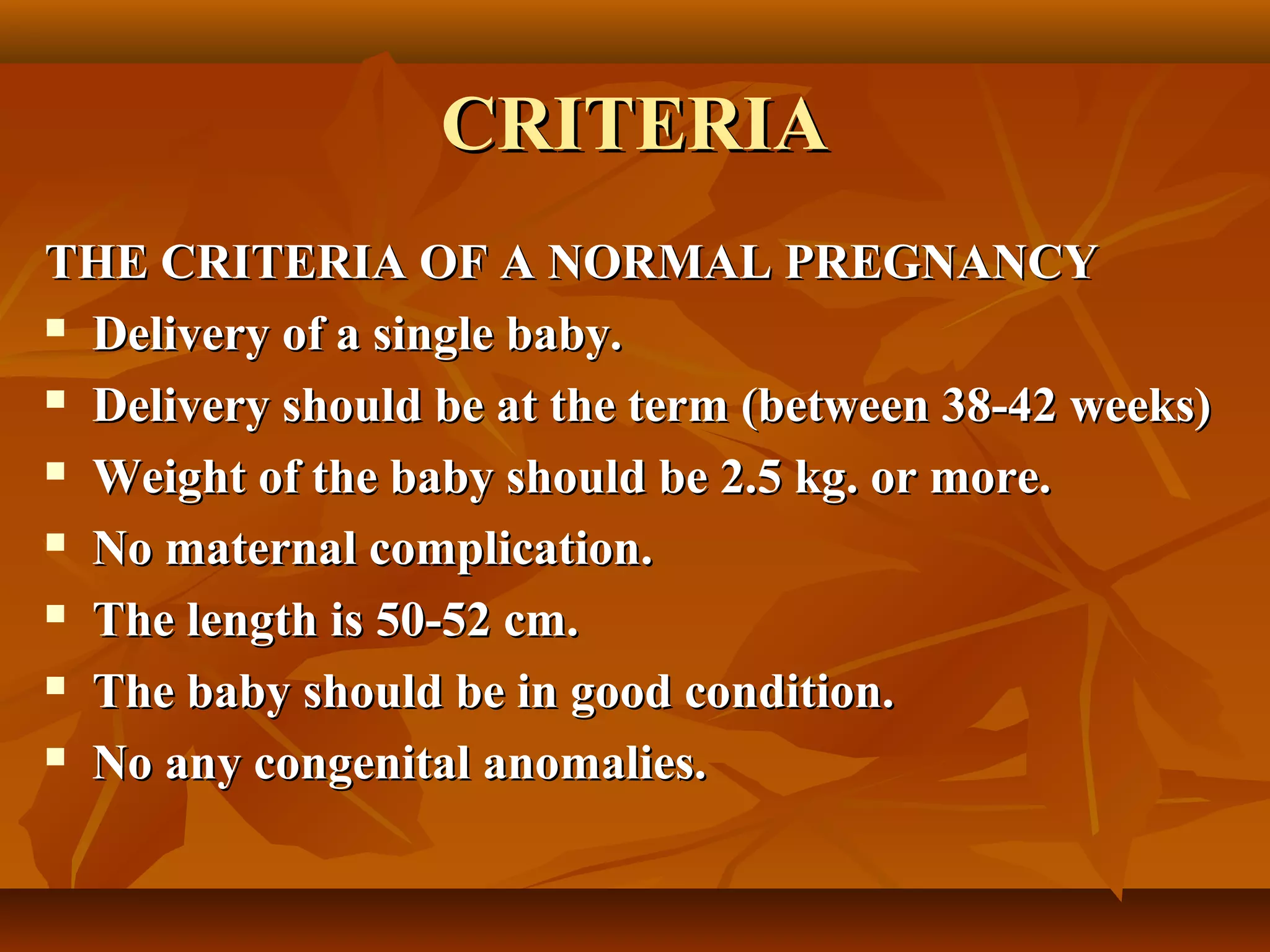 Basic Antenatal Care | PPT
