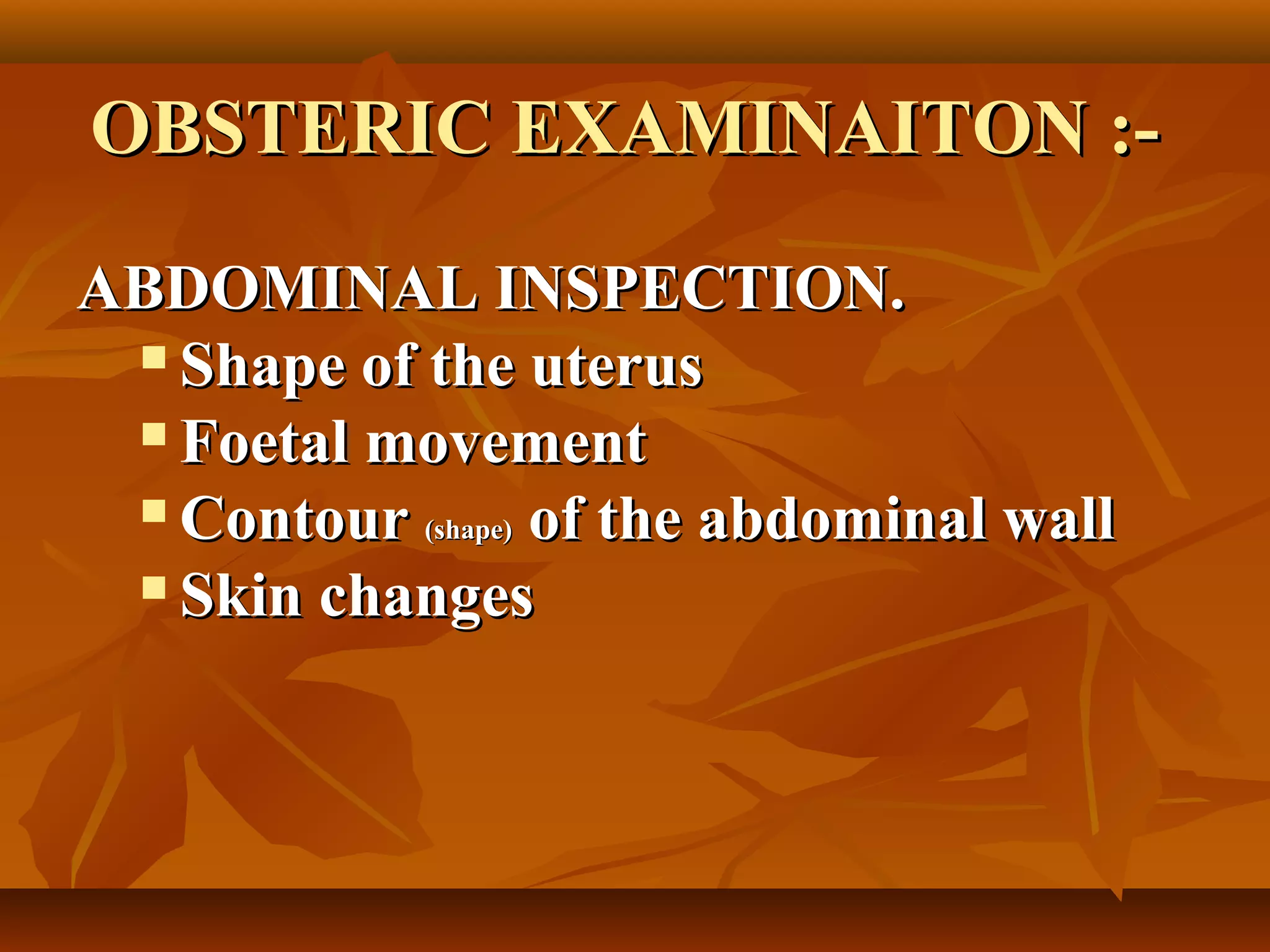 Basic Antenatal Care | PPT