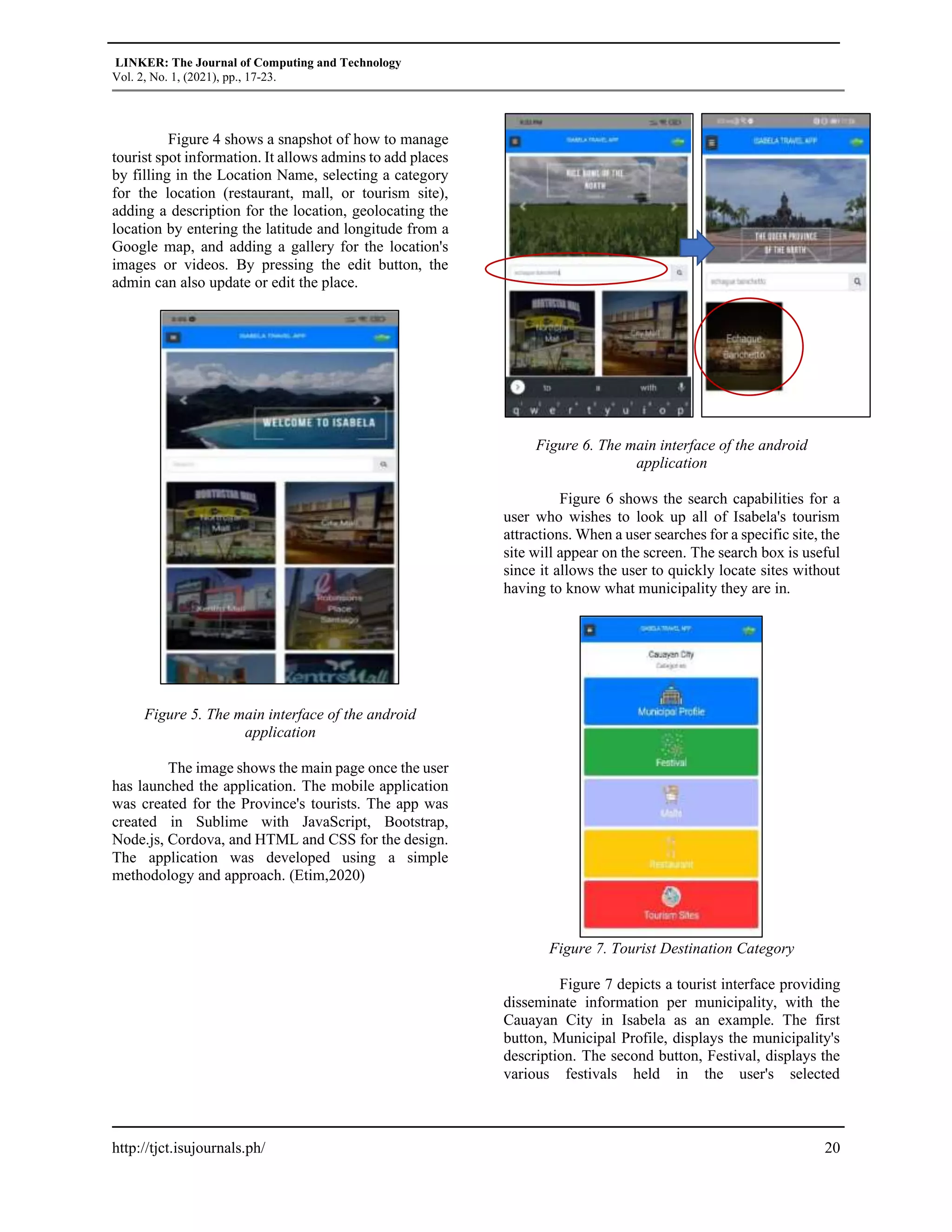 Isabela Travel App: An Android Based Tour Guide Application for the ...