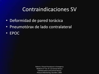 Cateterizacion Venosa Central | PPTX