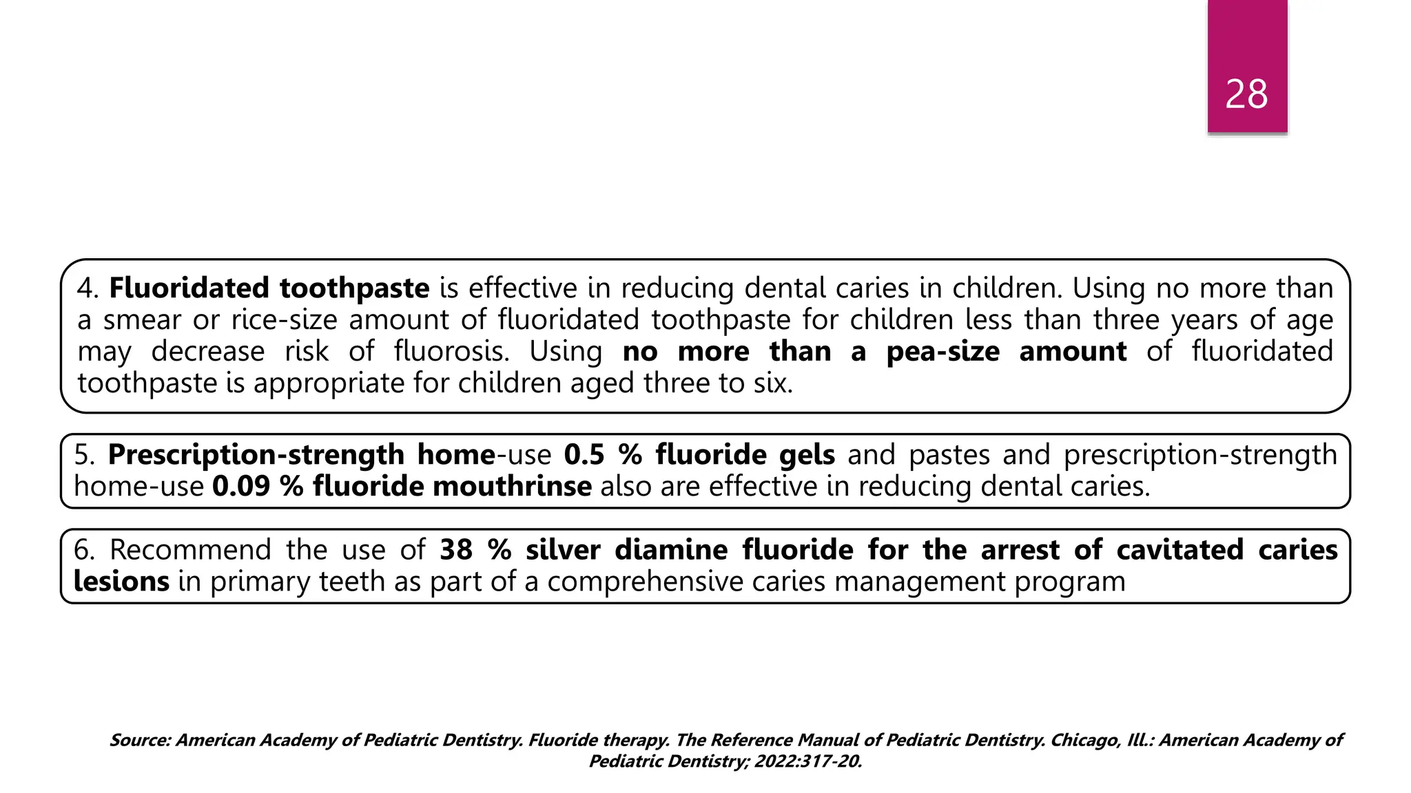 CURRENT CONCEPTS OF FLOURIDE USE | PPT