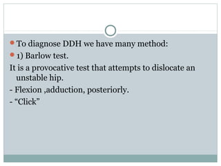 developmental dysplasia of the hip | PPT | Pregnancy | Reproductive Health