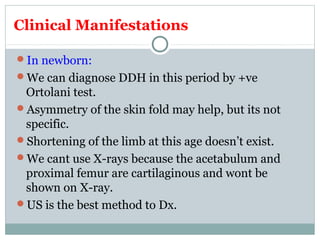developmental dysplasia of the hip | PPT