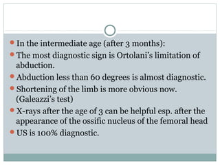 developmental dysplasia of the hip | PPT