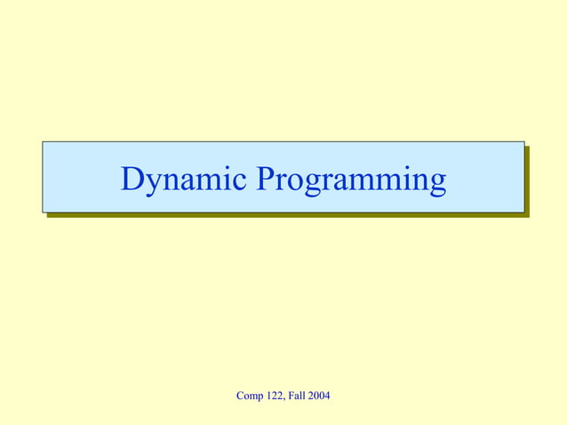 17-dynprog2 17-dynprog2 17-dynprog2 17-dynprog2 | PPT