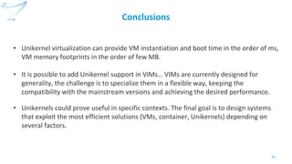 Deploying of Unikernels in the NFV Infrastructure | PPT