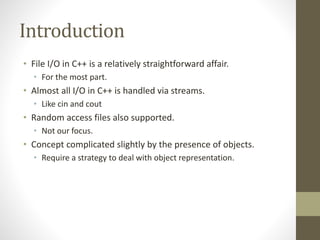 CPP17 - File IO | PPT