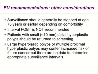 Endoscopy in Gastrointestinal Oncology - Slide 17 - D. Fisher - Post ...