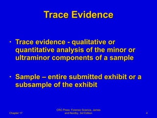 17 Forensic Science Powerpoint Chapter 17 Microanalysis Of Exam | PPT