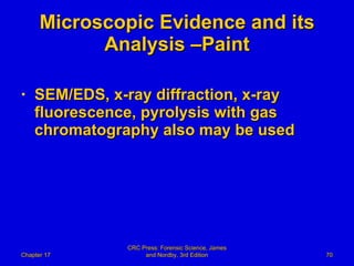 17 Forensic Science Powerpoint Chapter 17 Microanalysis Of Exam | PPT