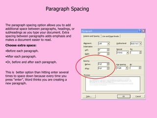 Formatting Paragraphs | PPT | Desktop Publishing | Computer Software ...