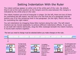 Formatting Paragraphs | PPT | Desktop Publishing | Computer Software ...