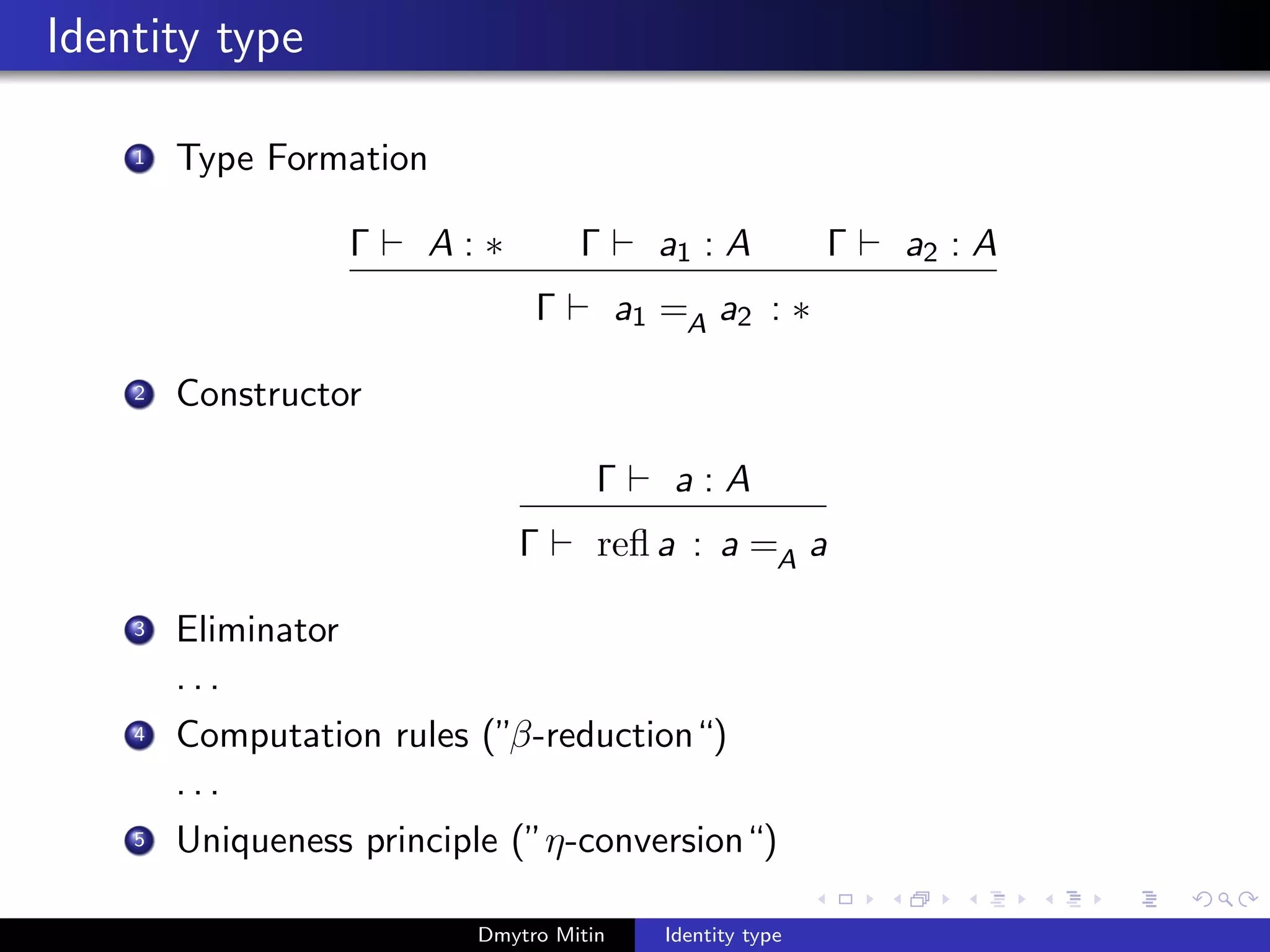 17 - Scala. Identity type. Curry–Howard correspondence | PPT
