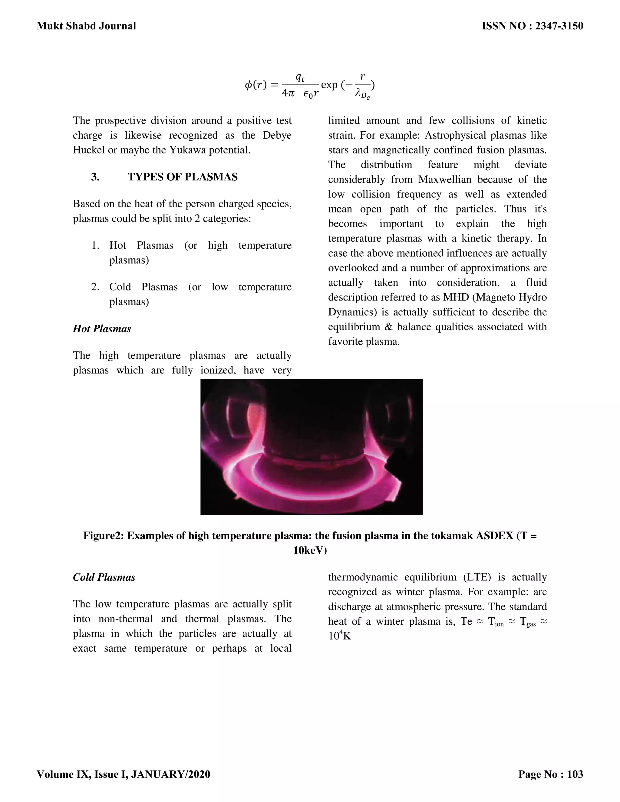 AN INTRODUCTION TO BASIC PHENOMENA OF PLASMA PHYSICS | PDF | Physics | Science