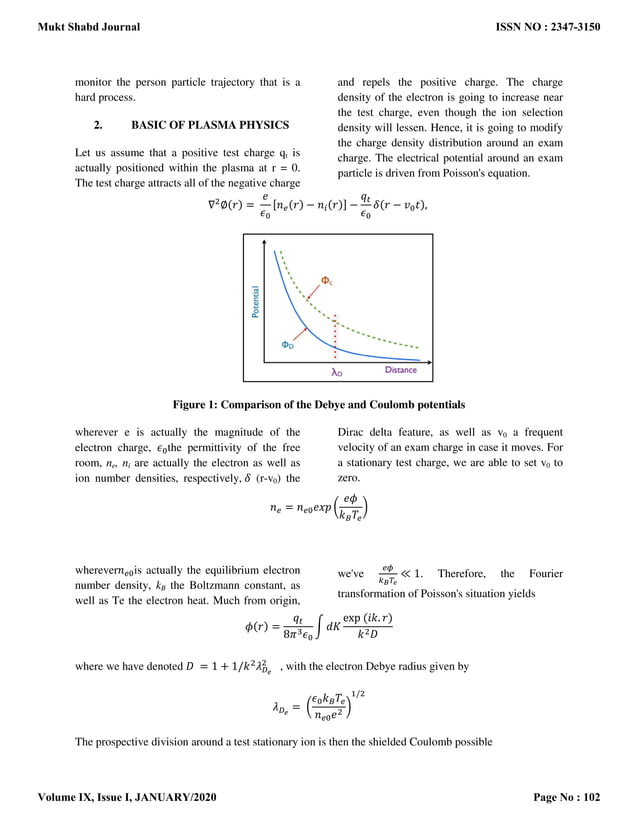 AN INTRODUCTION TO BASIC PHENOMENA OF PLASMA PHYSICS | PDF