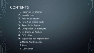 Jet Engines - Type & Structure | PPT