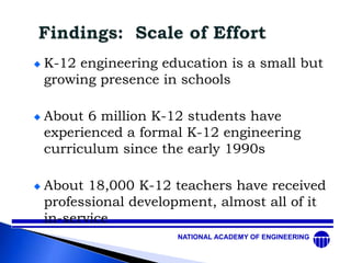 Engineering in K-12 Education - Linda Katehi | PPT