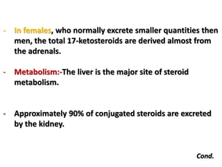 17-ketosteroids and barbiturates PRADEEP.ppt