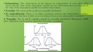 The normal presentation about linear regression in machine learning ...