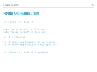 17 Linux Basics #burningkeyboards | PDF | Operating Systems | Computer ...