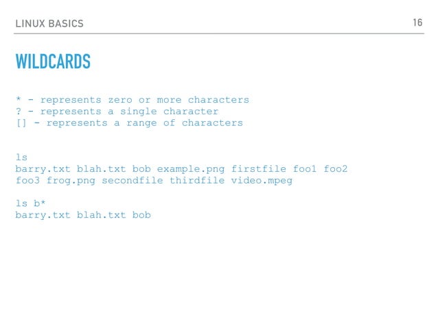 17 Linux Basics #burningkeyboards | PDF | Operating Systems | Computer Software and Applications