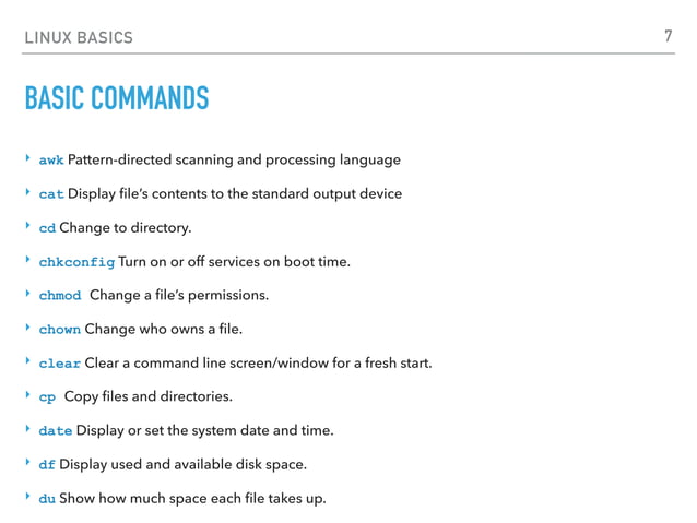 17 Linux Basics #burningkeyboards | PDF | Operating Systems | Computer Software and Applications
