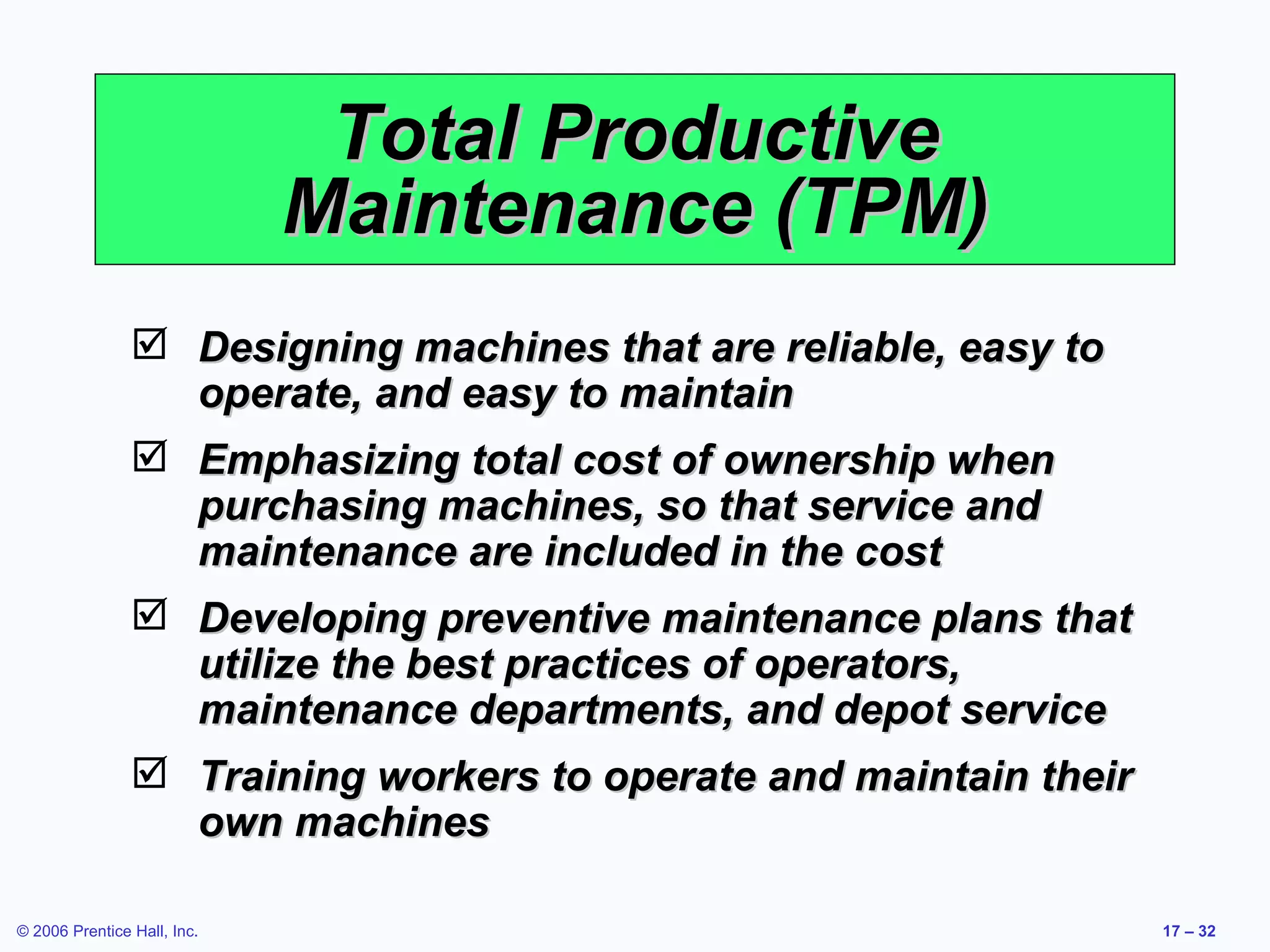 17.maintenance and reliability | PPT