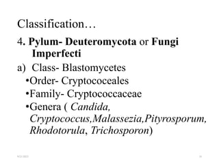 Medical Mycology - Taxonomic Classiffication of Fungi 2021.pptx