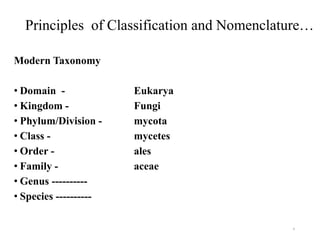 Medical Mycology - Taxonomic Classiffication of Fungi 2021.pptx