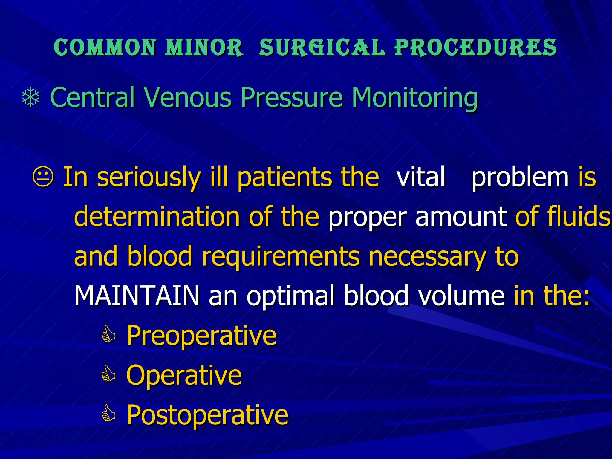 17 Minor Surgical Procedures | PPT