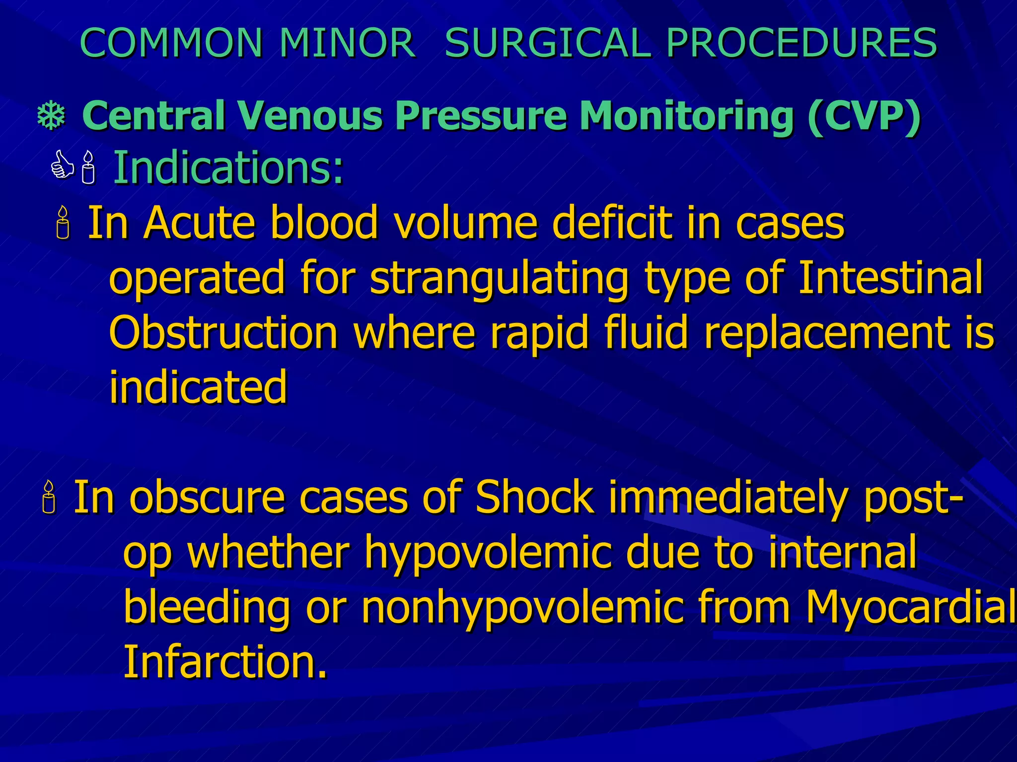 17 Minor Surgical Procedures | PPT