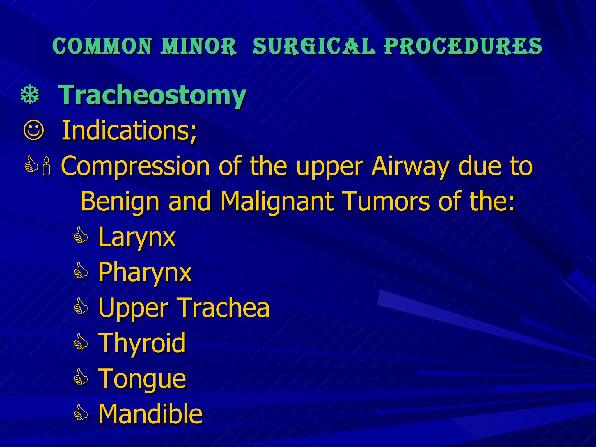 17 Minor Surgical Procedures | PPT