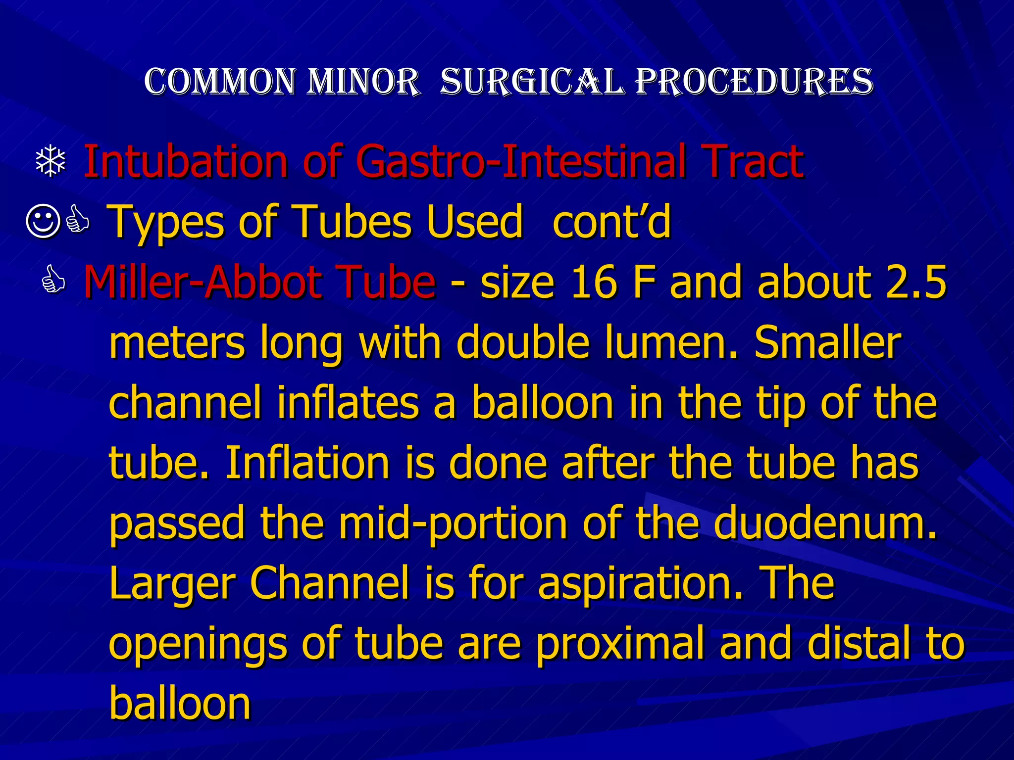 17 Minor Surgical Procedures | PPT