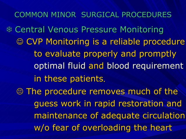 17 Minor Surgical Procedures | PPT