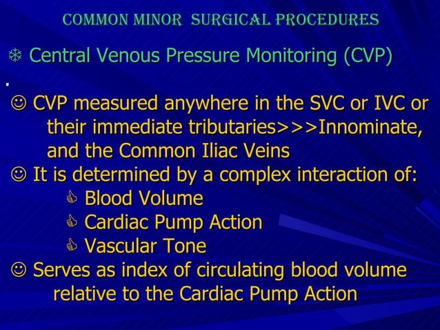 17 Minor Surgical Procedures | PPT