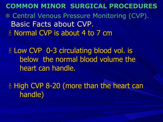 17 Minor Surgical Procedures | PPT