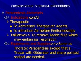 17 Minor Surgical Procedures | PPT