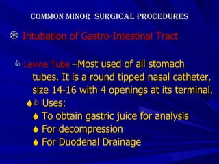 17 Minor Surgical Procedures | PPT