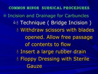 minor surgical procedures | PPT