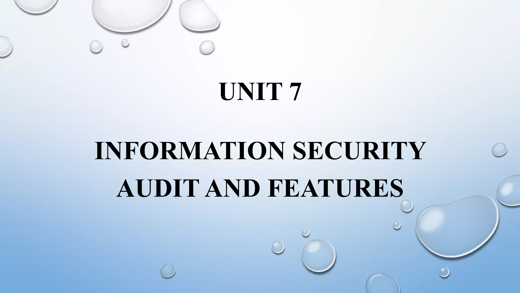 17-MOD 6 Conducting Security Audits & MOD 7 Information Security Audit ...