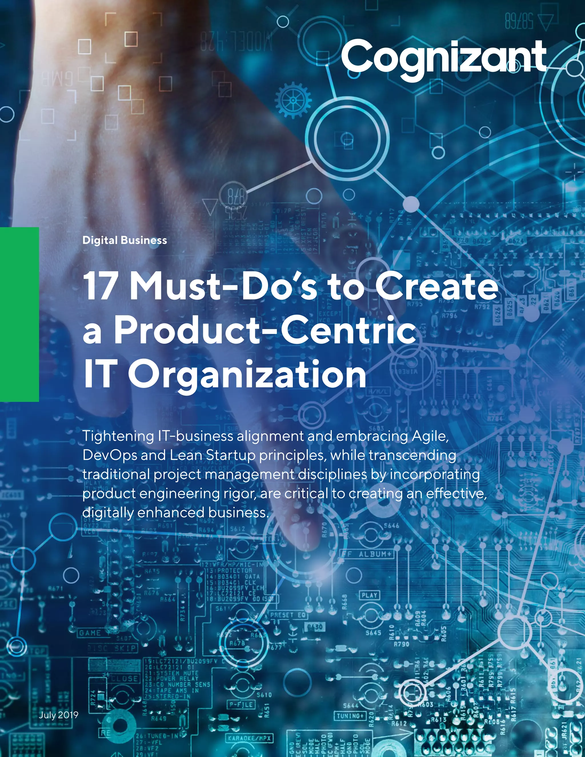 17 Must-Do's to Create a Product-Centric IT Organization | PDF